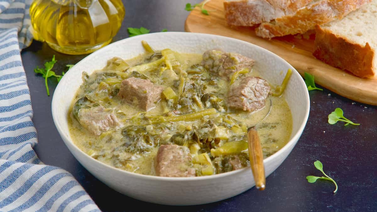 Beef Stew With Celery (Avgolemono) | Mamazilla