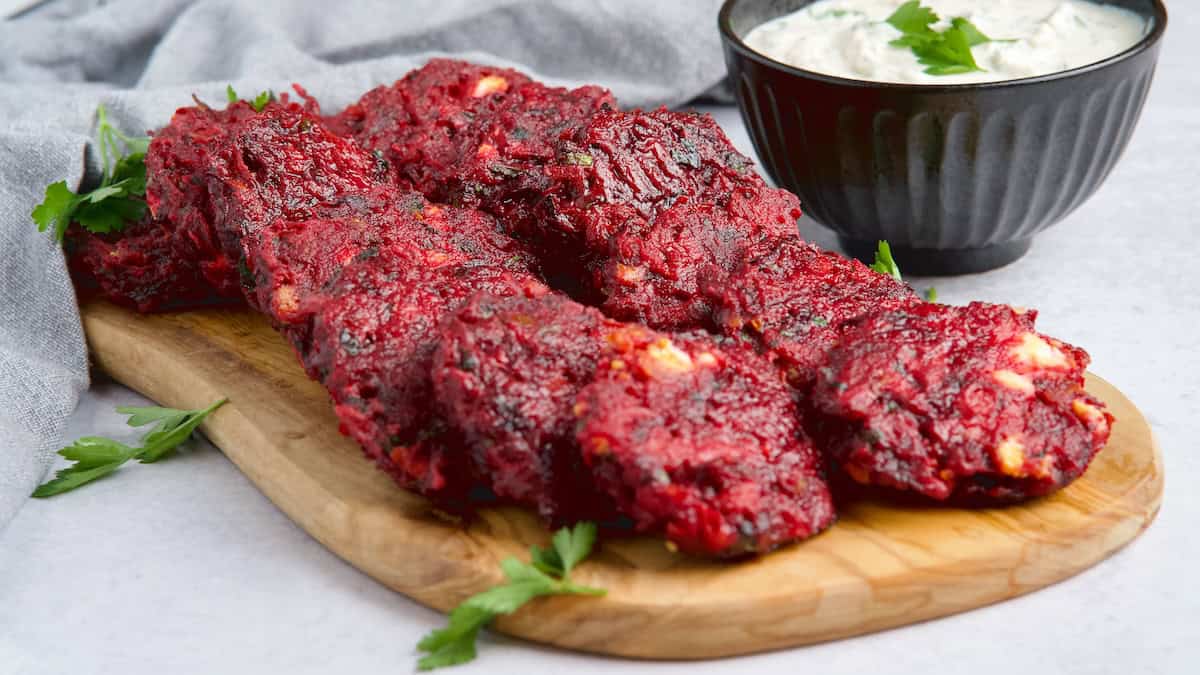 Beetroot And Carrot Fritters | Mamazilla