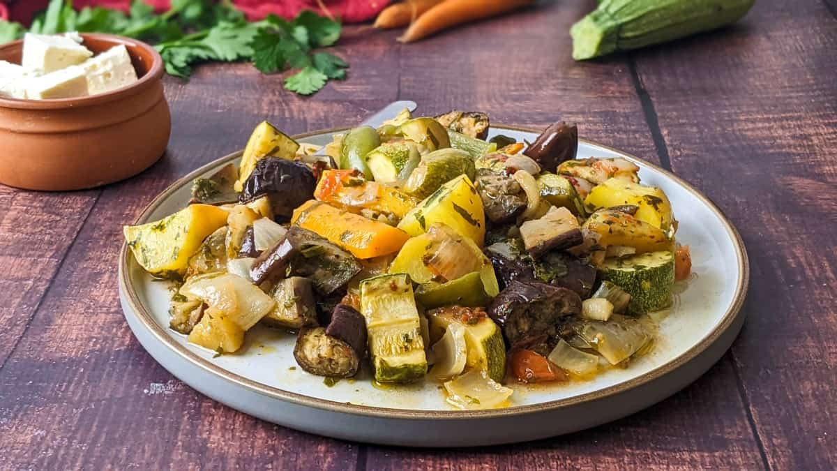 Briami - Greek Roasted Vegetables Casserole (Vegan) | Mamazilla