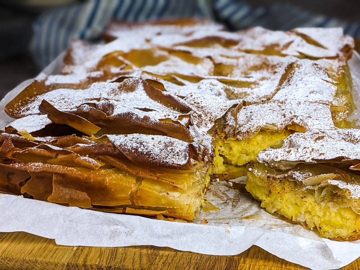 Easy Greek Bougatsa Recipe | Deporecipe.co