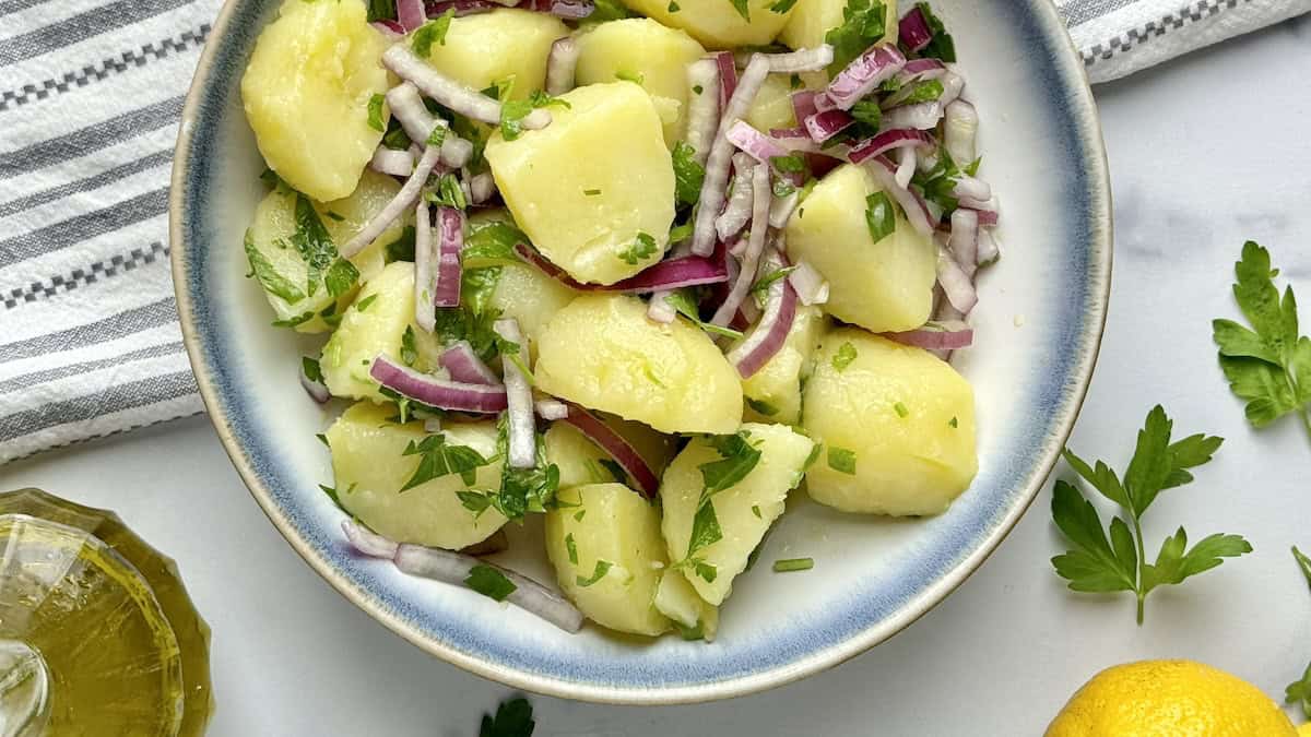 Greek Potato Salad With No Mayo | Mamazilla