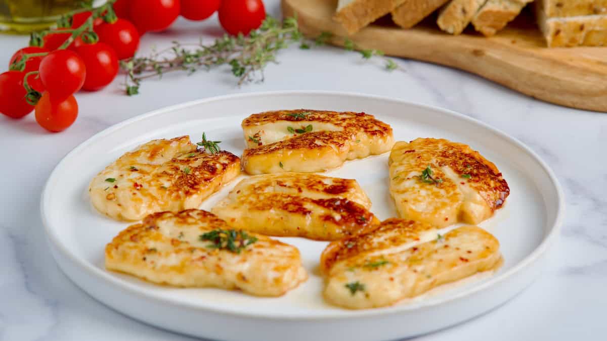 Hot Honey Halloumi Cheese | Mamazilla
