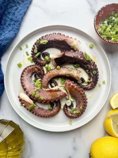 Mediterranean Pan-seared Marinated Octopus | Mamazilla