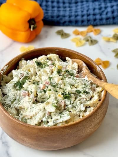 Easy Pasta Salad With Greek Yogurt Dressing | Mamazilla