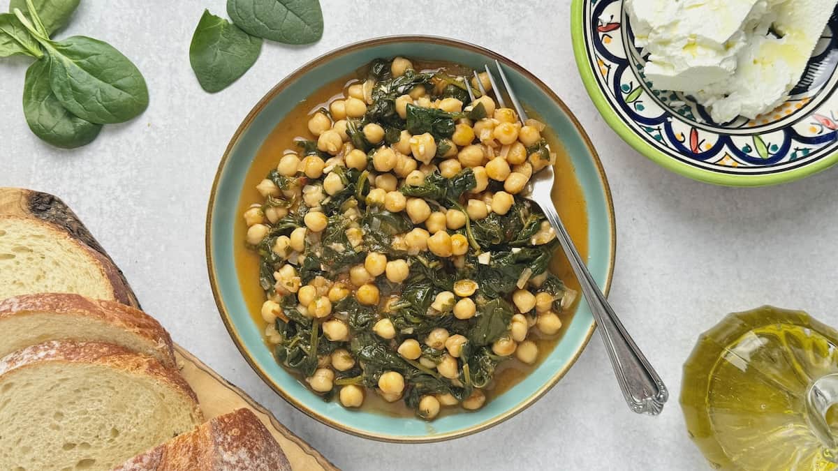 Mediterranean Spinach And Chickpea Stew | Mamazilla