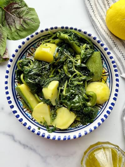 Greek Boiled Vlita - Amaranth Greens Salad | Mamazilla