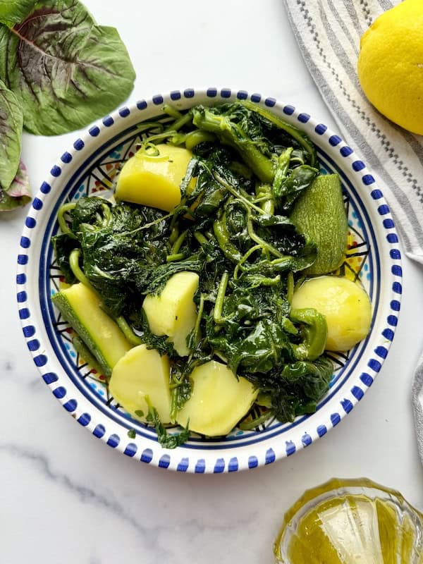 Greek Boiled Vlita - Amaranth Greens Salad | Mamazilla